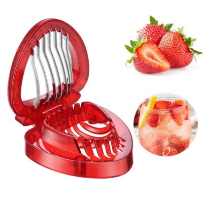 China Stainless Steel Strawberry Huller and Slicer Set 7 Blades Efficient Corer for sale