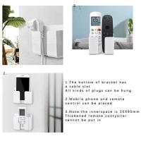 China Wall Mounted Remote Control Storage Box ABS Plastic 10x8.6x2.8 cm for Air Conditioner TV for sale