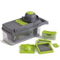 China 10 in 1 Manual Vegetable Chopper Slicer Multifunctional 12.5x4x4 inch Stainless Steel for sale