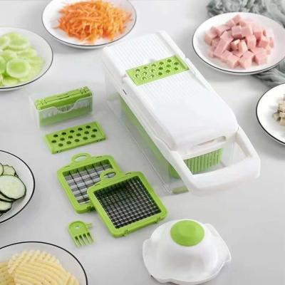 China Multifunctional Kitchen Vegetable Cutter Slicer Chopper With Hand Guard for sale