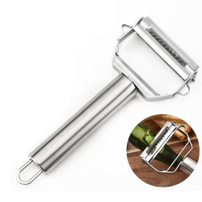 China Multifunction Julienne Vegetable Peeler Stainless Steel 18/8 18x8.5cm Kitchen Tool for sale