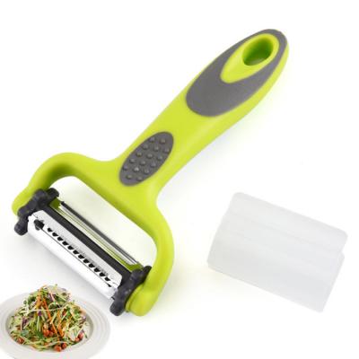 China 3 in 1 Rotatable Stainless Steel Peeler 14.5cm for Potato Vegetable Fruit for sale