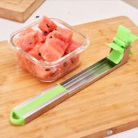 China Stainless Steel Watermelon Slicer Cutter 2CM Cube Kitchen Gadget 30cm for sale