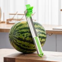 China Stainless Steel Watermelon Slicer Cutter 2CM Cube Kitchen Gadget 30cm for sale