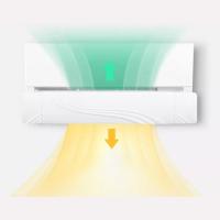China Adjustable Plastic Air Conditioner Windshield Deflector 70x18x6 cm Universal Fit for sale
