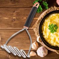 China Stainless Steel Potato Masher 26x11cm Kitchen Tool for Mashed Potatoes for sale