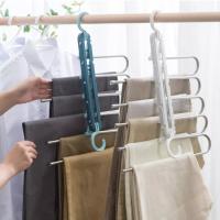 China Space Saving Plastic Folding Hanger Drying Rack for Clothes 5 Layer 29.5cm for sale