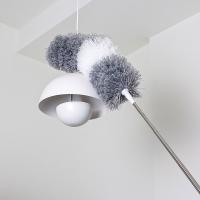 China Bendable Microfiber Bulk Kitchen Supplies Superfine Fluffy Dusters With Extended Handle for sale