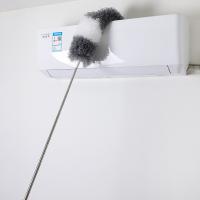 China Bendable Microfiber Bulk Kitchen Supplies Superfine Fluffy Dusters With Extended Handle for sale