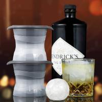 China Kitchen Bar Ice Cube Ball Maker Silicone Large Round Sphere Mold For Whiskey for sale