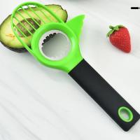 China 3 in 1 Plastic Avocado Cutter Knife Corer Slicer 22cm Kitchen Tool for sale