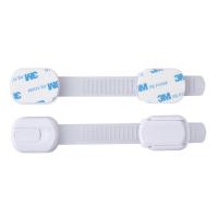 China Child Safety Cabinet Strap Locks 19.5cm Adhesive Multi-Use Baby Proofing Drawer Locks for sale