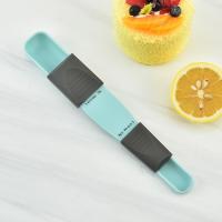 China Kitchen Plastic Adjustable Measuring Spoon Double End Measuring Spoon for sale