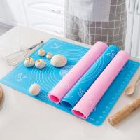 China Non Stick Silicone Baking Mat 19.7x15.5 inch with Measurements Dough Rolling Pastry Mat for sale