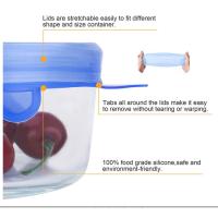 China Kitchen 6pcs Reusable Stretch Round Silicone Stretch Lids Food Storage Cover Set for sale