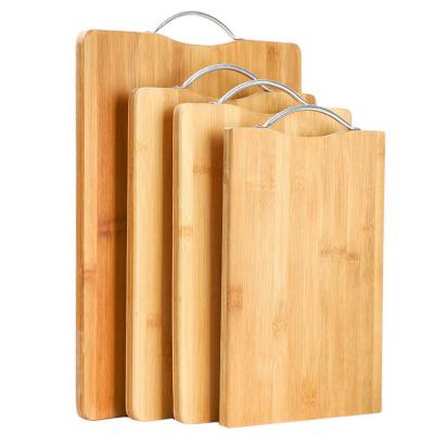 China Natural Bamboo Cutting Board for Kitchen Heavy Duty Chopping Board 4 Sizes for sale