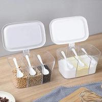 China Customized Kitchen Spice Storage Containers Acrylic Seasoning Box for sale