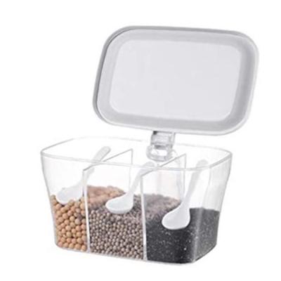 China Customized Kitchen Spice Storage Containers Acrylic Seasoning Box for sale