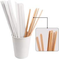 China Disposable Wooden Coffee Stir Sticks 5.5 Inches 1000 Pack Birchwood Eco Friendly for sale