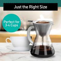 China Modern Essential Barista Tools Drip Coffee Brewer Pour Over Set 14Oz for sale