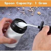 China kitchen Sugar Salt Spice Storage Containers Jars With Spoon for sale