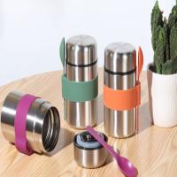 China 400ml Stainless Steel Vacuum Insulated Lunch Box Flask with Spoon 304 Food Grade for sale