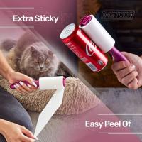 China Plastic Reusable Lint Remover Roller for Clothes 400 Sheets Pet Hair for sale