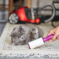 China Plastic Reusable Lint Remover Roller for Clothes 400 Sheets Pet Hair for sale