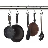 China 6 Inch Heavy Duty Vinyl Coated S Hooks for Hanging Plants 7mm Thick Metal for sale
