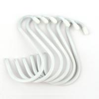 China 6 Inch Heavy Duty Vinyl Coated S Hooks for Hanging Plants 7mm Thick Metal for sale