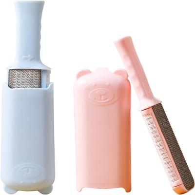 China Self Cleaning Plastic Pet Hair Remover Roller Double Sided Lint Brush for Clothes Bed for sale