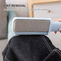 China Self Cleaning Plastic Pet Hair Remover Roller Double Sided Lint Brush for Clothes Bed for sale