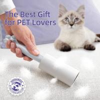 China Plastic Cat Paw Lint Remover Roller 800 Sheets Sticky Roller for Pet Hair Clothes Furniture for sale