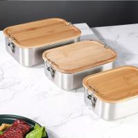 China 304 Stainless Steel Insulated Lunch Box 800ml 1400ml Multi Compartment Food Container for School for sale