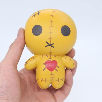 China Soft PU Stress Relief Fidget Toy 11x7.6cm Exquisite Horror Doll Scented Squishy for sale