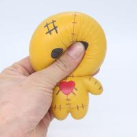 China Soft PU Stress Relief Fidget Toy 11x7.6cm Exquisite Horror Doll Scented Squishy for sale