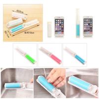 China 18.7cm Mini Plastic Pet Hair Remover Roller Brush Reusable Lint Remover for Clothes Carpet for sale