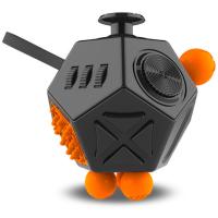 China 12 Sided Fidget Cube Stress Relief Toy ABS 7.0x6.2x7.5 cm for Children Adults for sale