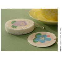 China Cute Cartoon Compression Bulk Kitchen Supplies Dish Washing Sponge Reusable for sale