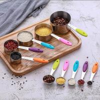 China 10 Piece 304 Stainless Steel Measuring Cups and Spoons Set 250ml 15ml for Baking for sale