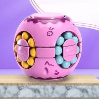 China Fingertip Gyroscope Toy Decompression Puzzle Magic Bean Cube Two In One for sale