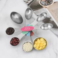 China Kitchen Stainless Steel Baking Measuring Spoon Cups For Dry Or Liquid for sale