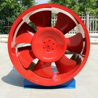 China HTF Fire High Temperature Exhaust Axial Flow Fan 380V 3KW for Industrial Ventilation for sale