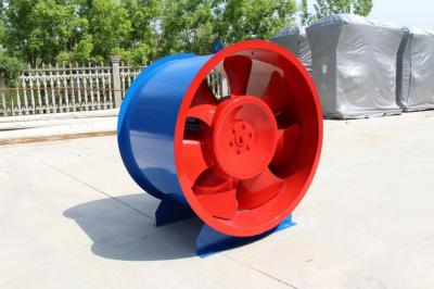 China HTF Type Fire Smoke Exhaust Fan 2900RPM 25Hz-50Hz High Temperature Axial Flow Fan for sale