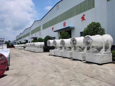 China Hydraulic 4KW Pump Dust Suppression Water Cannons 50 Nozzles for sale