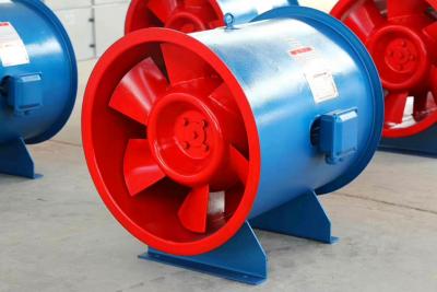 China Frequency Controller Fire Smoke Exhaust Fan 6 Blades 10 Inch 12 Inch for sale