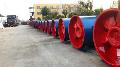 China ISO9001 HTF Fire Smoke Exhaust Axial Fan 300°C 60min Roof Type DC Motor for sale