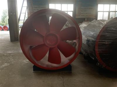 China HTF Fire High Temperature Exhaust Axial Flow Fan 300°C 60min Smoke Exhaust for sale