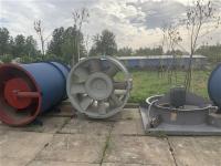 China Cast Iron Fireproof Exhaust Fan 900mm Impeller 380V for High Temperature Smoking Room for sale