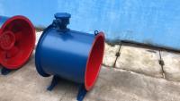 China Axial Type Fire Smoke Exhaust Fan High Temperature Resistance for sale